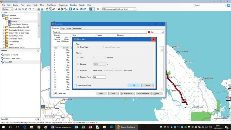 Convert Garmin Tracks into Google Maps - Tucks' Travels in a Truck